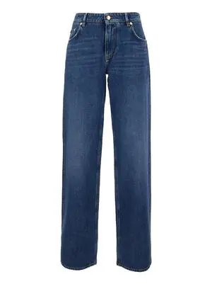 Dolce & Gabbana Straight Leg Jeans - Multicolor