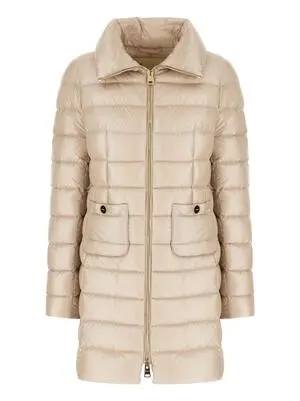 Herno Quilted Jacket With Stand Collar - Multicolor