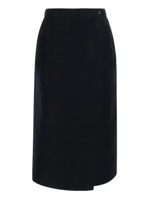 Bottega Veneta Double Cotton Gabardine Skirt - Multicolor