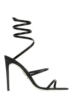 Rene Caovilla Strappy Heeled Mules - Multicolor