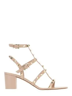 Valentino Garavani Studded Strappy Heeled Sandals - Multicolor