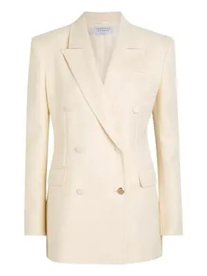GABRIELA HEARST Gavin Double-breasted Silk And Wool-blend Blazer