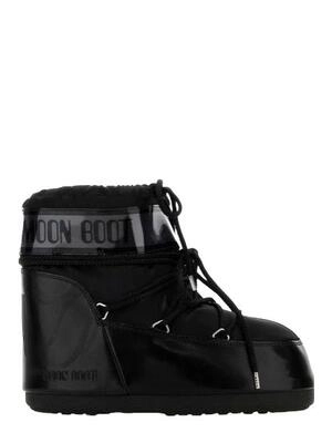 Moon Boot Classic Low Glance Lace-up Snow Boots - Black
