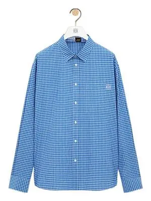 Loewe Plaid Shirt - Blue/white