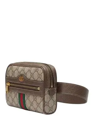 Gucci Ophidia Gg Supreme Small Belt Bag - Beige/ebony