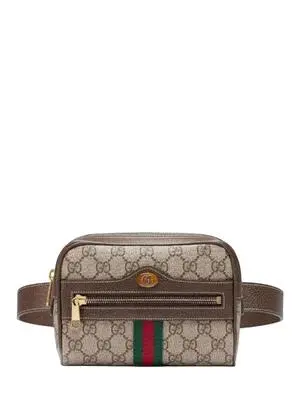 Gucci Ophidia Gg Supreme Small Belt Bag - Beige/ebony