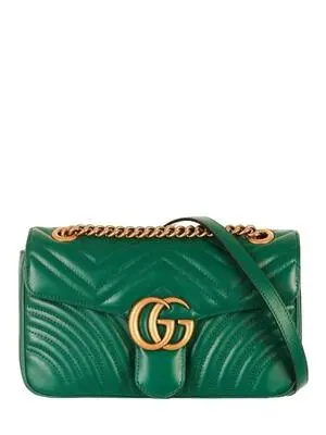 GUCCI Metal Logo Shoulder Bag