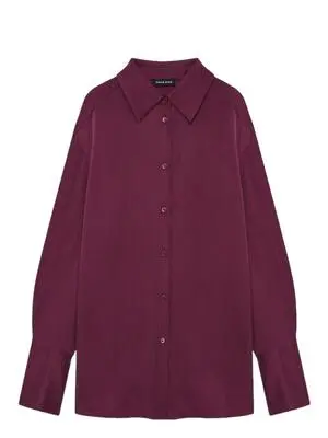 ANINE BING Bridget Shirt - Red