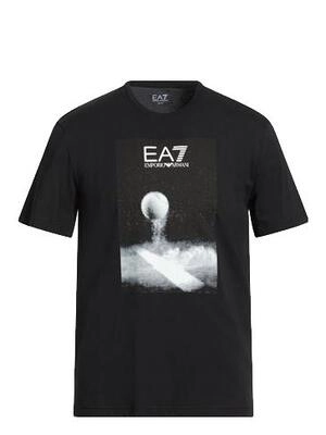 EA7 T-shirt Size Cotton - Black