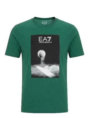 EA7 T-shirt Size Cotton - Green