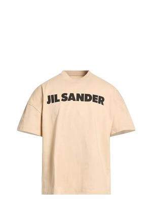 JIL SANDER Apricot Cotton Crewneck Sweatshirt - Orange