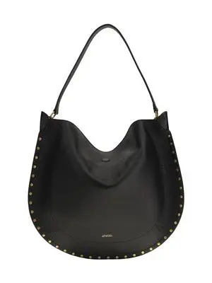 Isabel Marant Étoile Oskan Hobo Shoulder Bag Black