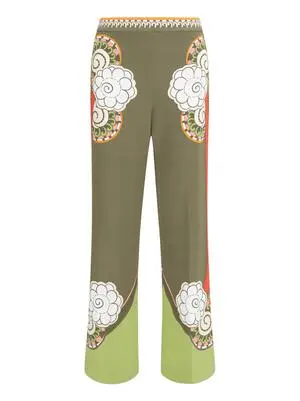 La DoubleJ Straight-leg Ambrosia Print Pants - Multicolour