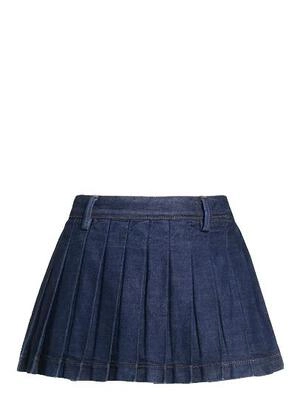 7 For All Mankind Denim Skirt Size Cotton - Blue