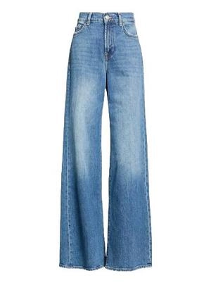 7 For All Mankind Jeans Size Cotton, Elastane - Blue