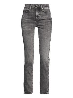 7 For All Mankind Jeans Size Cotton, Lyocell, Elastomultiester, Elastane - Black