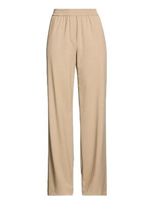 KAOS Polyester, Viscose, And Elastane Straight-leg Pants - Beige