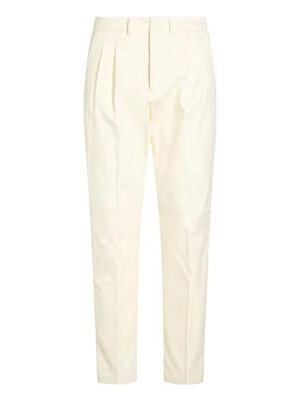 Paul & Shark Cotton Virgin Wool Elastane Chino Pants - White