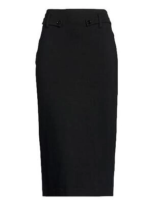 MANILA GRACE Midi Skirt Size Viscose, Polyamide, Elastane - Black