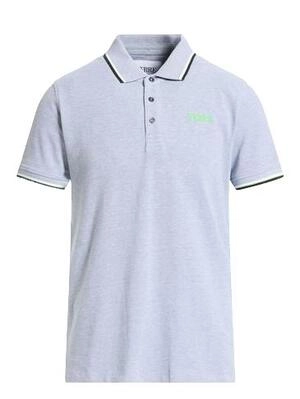 FERRE' MILANO Polo Shirt Slate Size Cotton - Blue