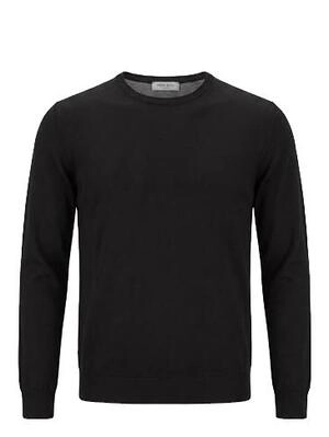 WOOL & CO Man Sweater Black Size Xl Cotton