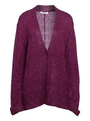 MANILA GRACE MANILA GRACE Cardigan In Garnet Garnet