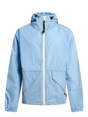 SPIEWAK Sky Nylon Hooded Raincoat - Blue