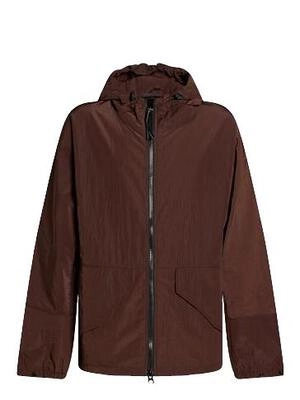 SPIEWAK SPIEWAK Sky Nylon Hooded Raincoat Brown