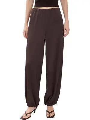 Vince Plisse Crinkle Balloon Pants - Iron