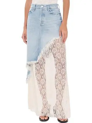 MOTHER The Peek-A-Boo Maxi Skirt By MOTHER