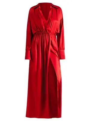 THE SOCIALITE OFFICIAL The Socialite Official Lami Cherrie Maxi Shirt Dress