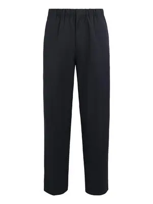 LARDINI Wool-blend Easy Wear Trousers - Navy