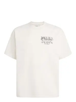 DOMREBEL Cotton Gallery T-shirt - White