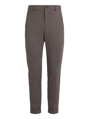 Marco Pescarolo Virgin Wool Drawstring Trousers - Brown