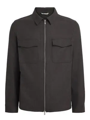 Marco Pescarolo Cashmere Zip-up Jacket - Brown