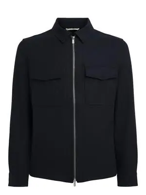 Marco Pescarolo Cashmere Zip Jacket - Navy