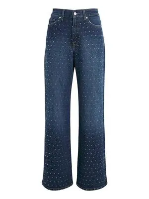 7 For All Mankind Lotta Wide-leg Jeans - Blue