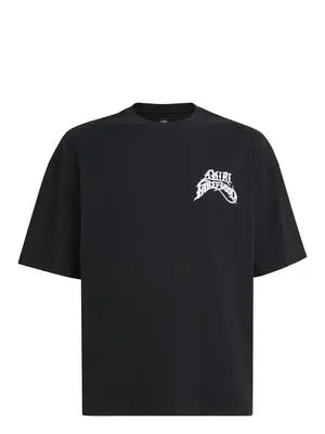 Amiri Cotton Hollywood T-shirt - Black