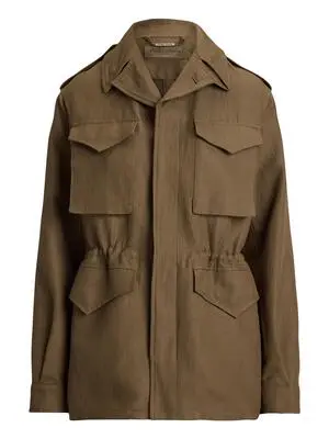 RALPH LAUREN Cashmere-linen Milton Field Jacket