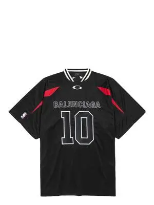 Balenciaga Nba Oversized Jersey T-shirt - Black/multicolor