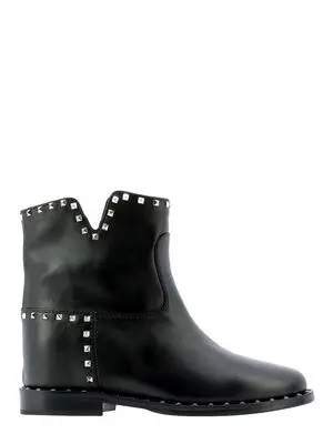 VIA ROMA 15 Malibu Ankle Boots - Black