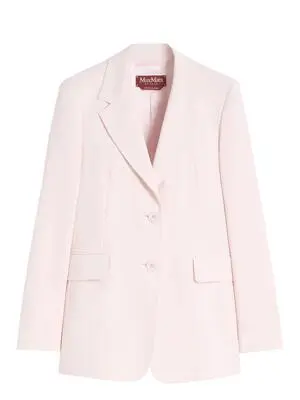 Max Mara Notched Lapel Blazer - Pink