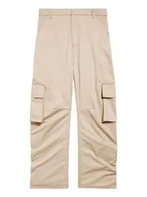 Balenciaga Relaxed Cargo Pants - Beige