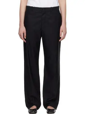 THE ROW Pocket Casual Pants - Black