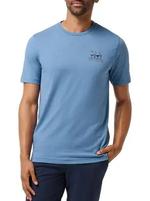 Travis Mathew Stars Stripes Sips Graphic T-shirt - Coronet