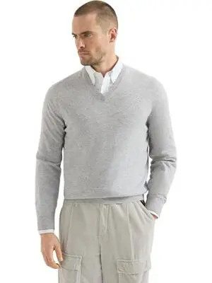 Brunello Cucinelli Cashmere Sweater - Pebble