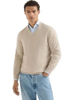 Brunello Cucinelli Cashmere Sweater - Sand