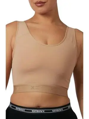 TOMBOYX TomboyX Compression Plus Crop Top Chai