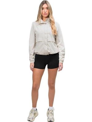 JACK1T Atlas Lightweight Windbreaker Jacket - Cream