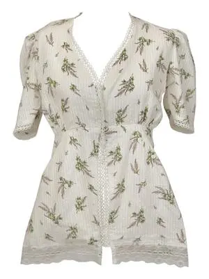 MUDA CLOTHING FZ LLC Iris Floral Top - White